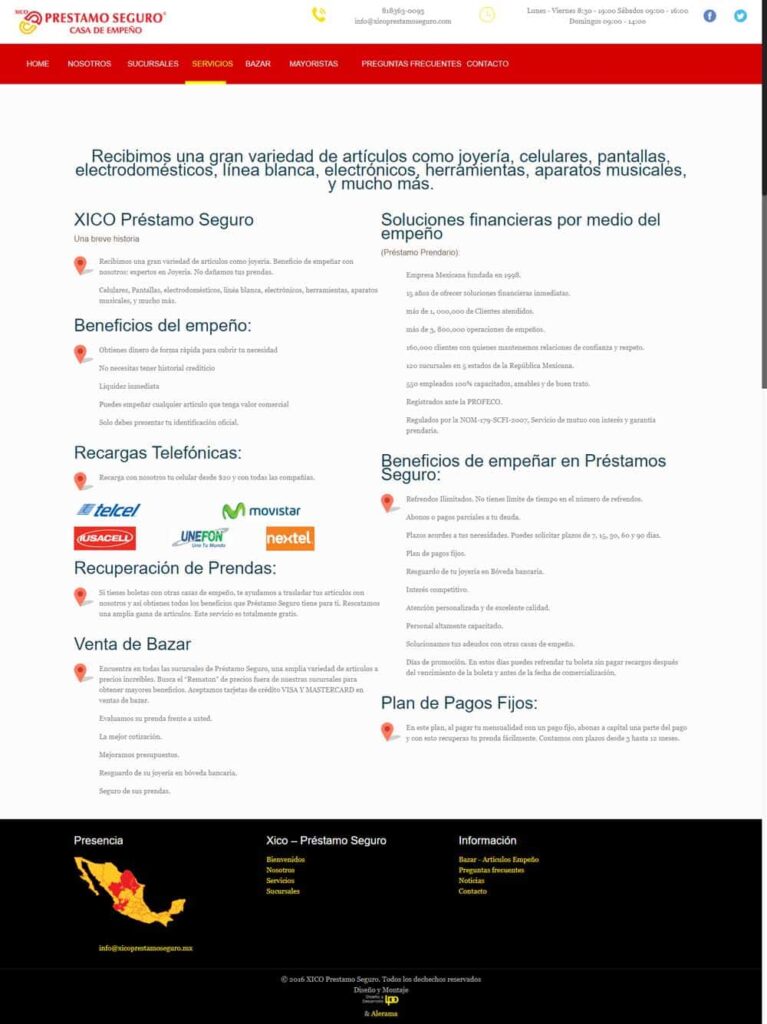 XICO Prestamo Seguro – Luis Padrón Oficial